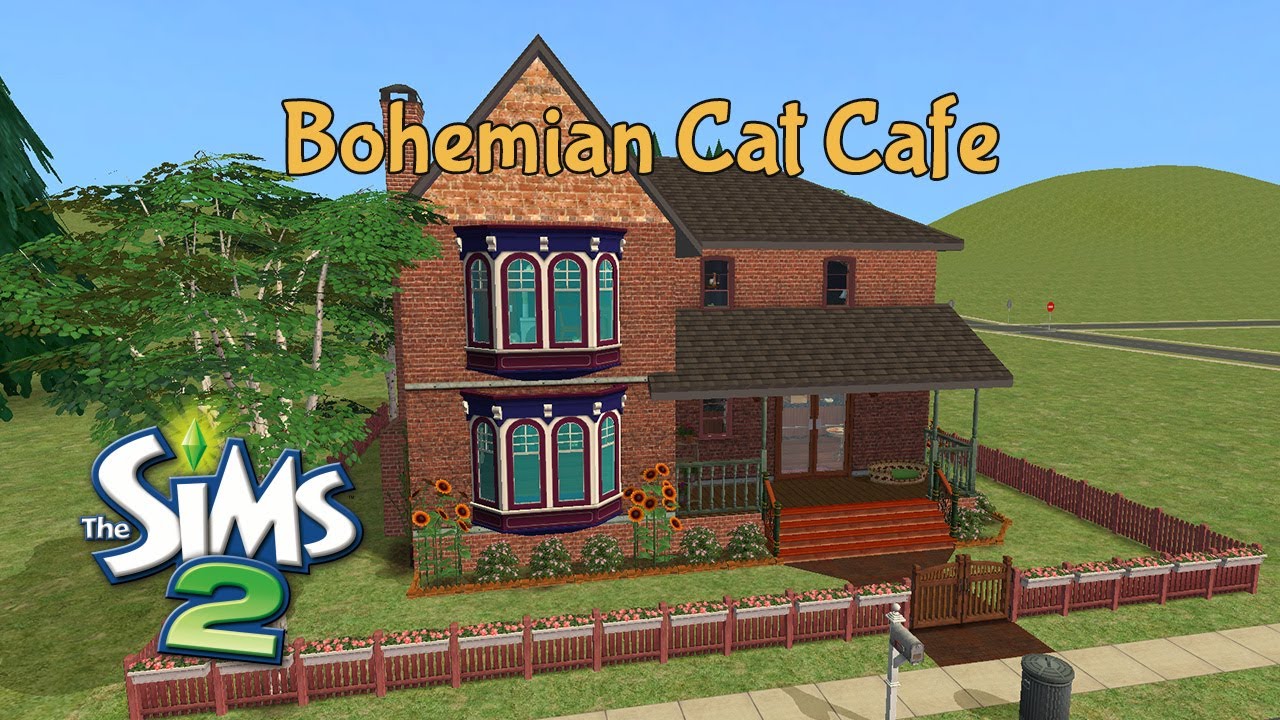 Bohemian Cat Cafe: The Sims 2 Speed Build - YouTube