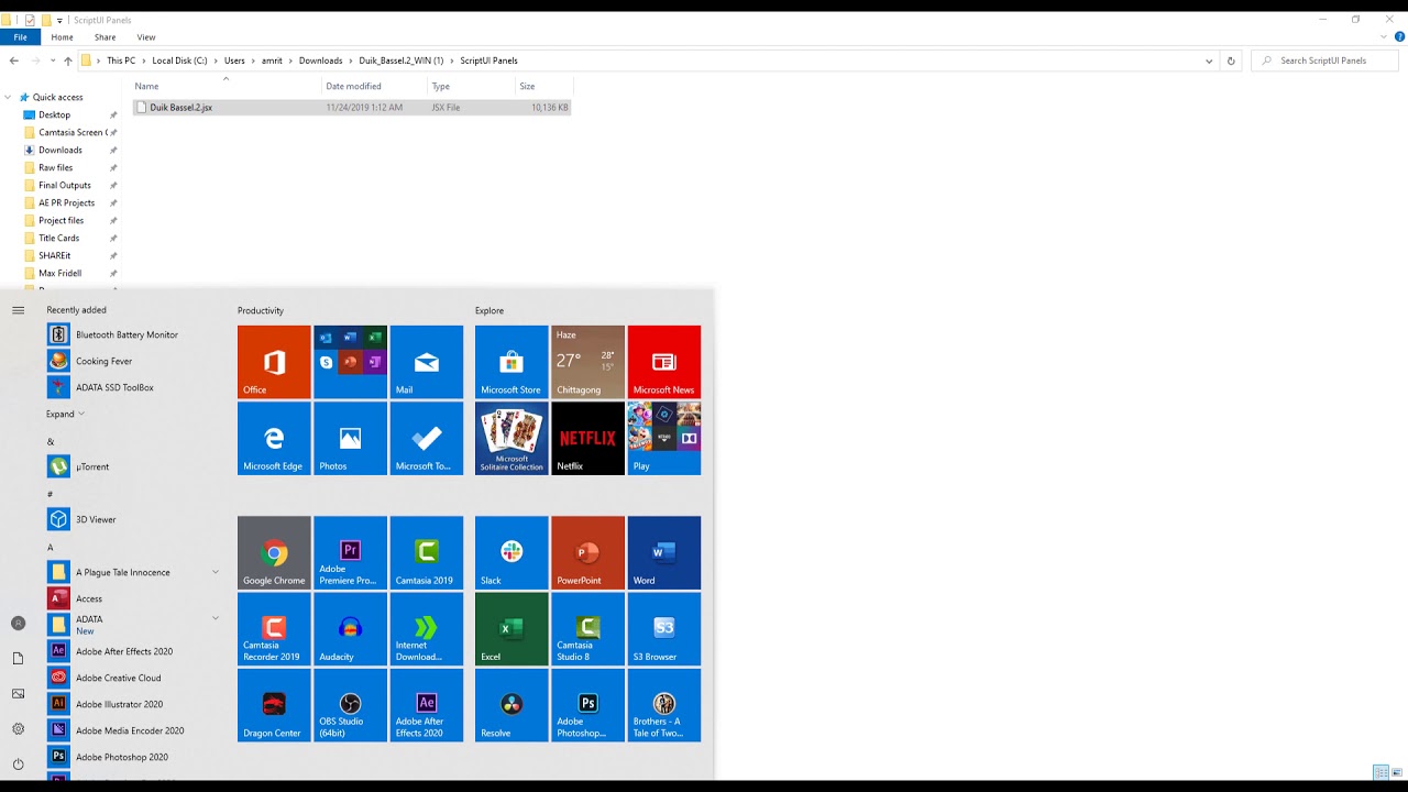 Duik bassel 2 installation After effect cc 2020 - YouTube