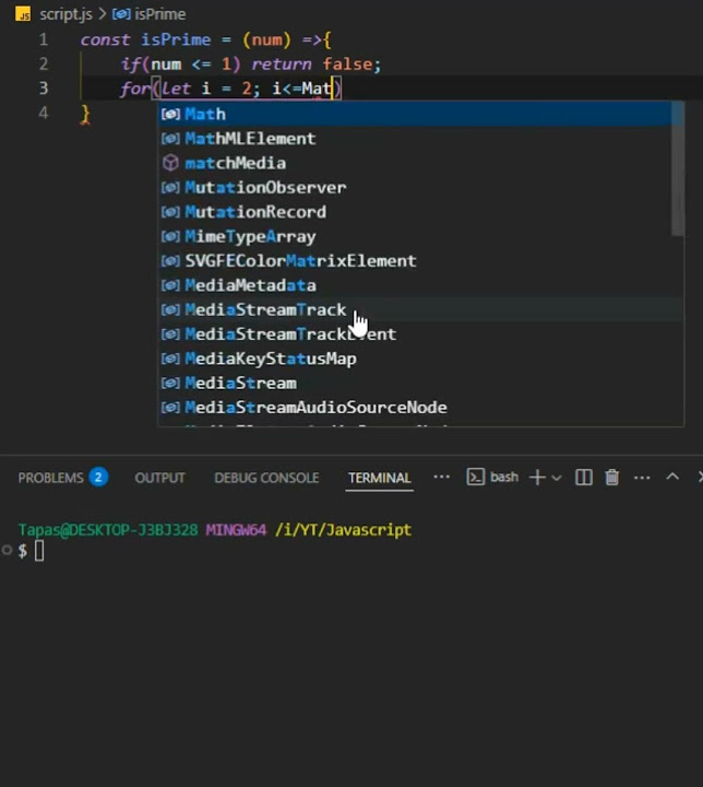 Is Your Number Prime Check In Seconds With Javascript Shorts Coding Theroxycoder Youtube