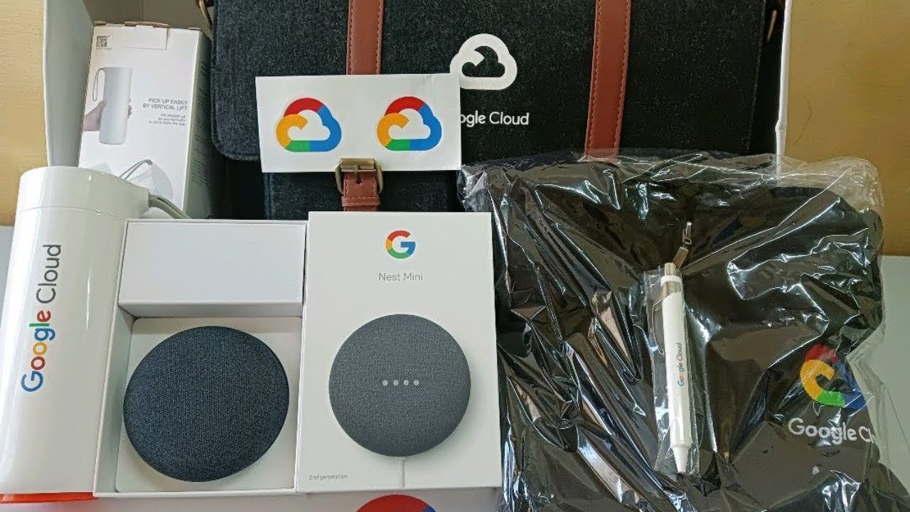 Unboxing Google Goodies | Google Cloud Program | GCP | Free Swags - YouTube