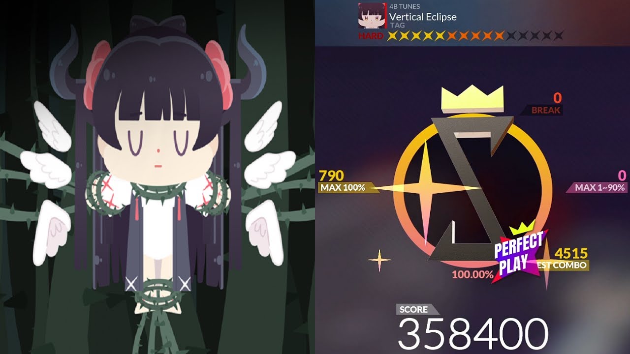 [DJMAX Respect V] Vertical Eclipse 4B HD ★10 PERFECT PLAY - YouTube