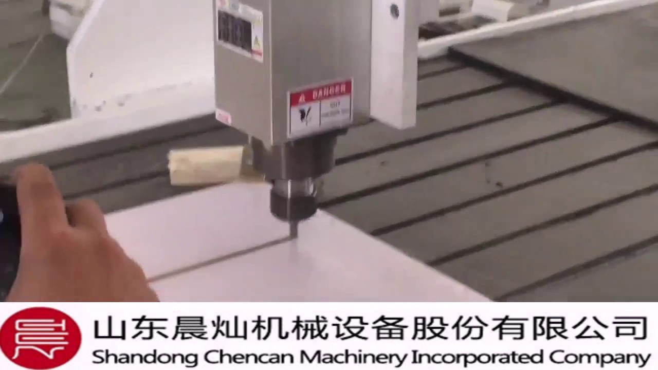 Chencan making slatwall slot cnc router machine - YouTube