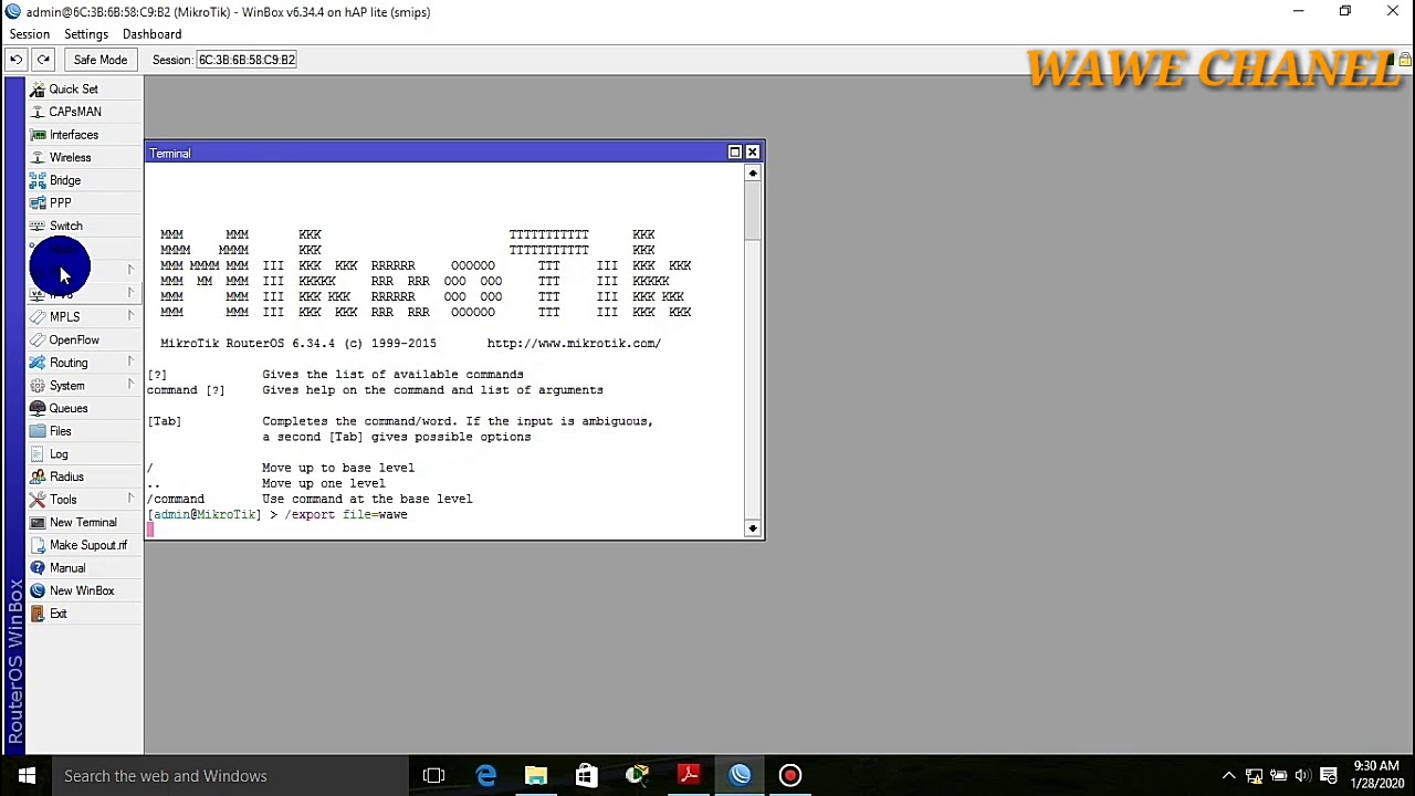 Tutorial Export Import di Mikrotik - YouTube