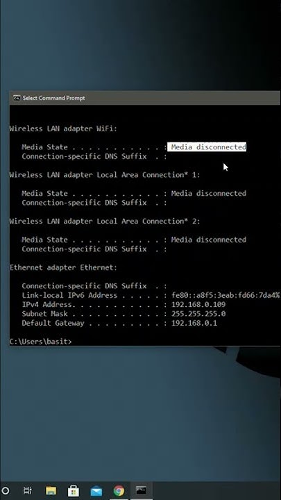 Basic CMD Command IPCONFIG Get Network information in CMD Part 2 #ipconfig - YouTube