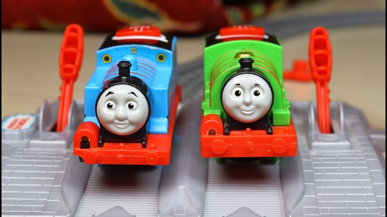 🙂😎Real Train Sounds in Truly amazing Thomas & Percy Train Engines Tour ...