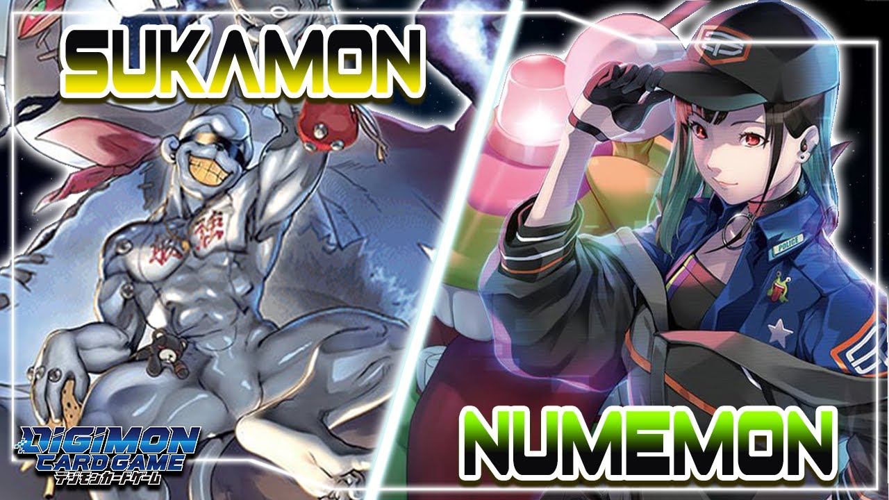 Digimon Card Game : Sukamon (Yellow) VS Numemon (Black) [BT-15] - YouTube