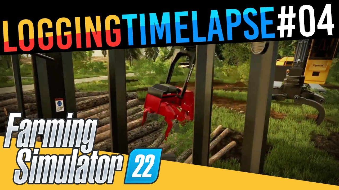 Skidder Action & Log Processing | 🌲🪓 FS22 Logging Time Lapse #4 - YouTube