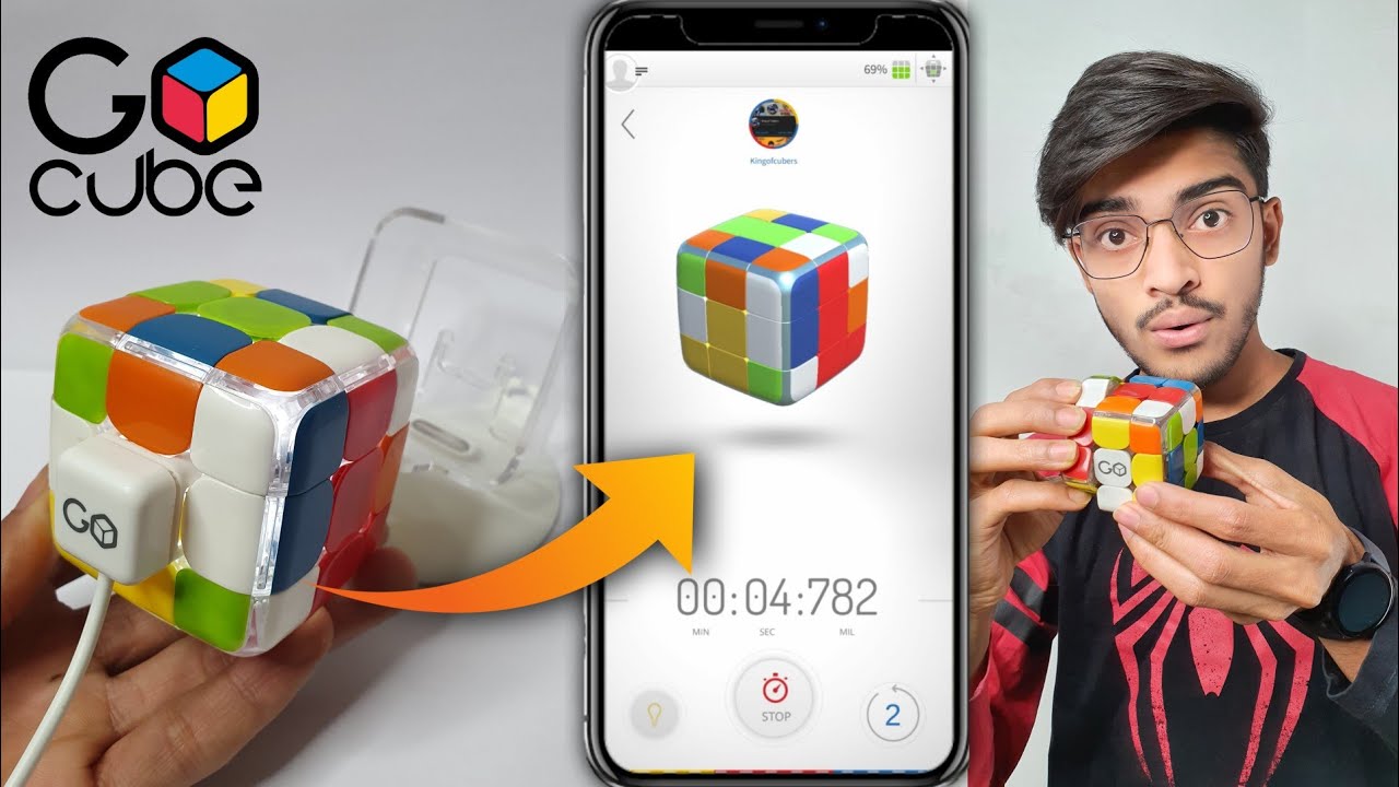Go Cube: Smart cube connect with your Phone (It's really good!) - YouTube