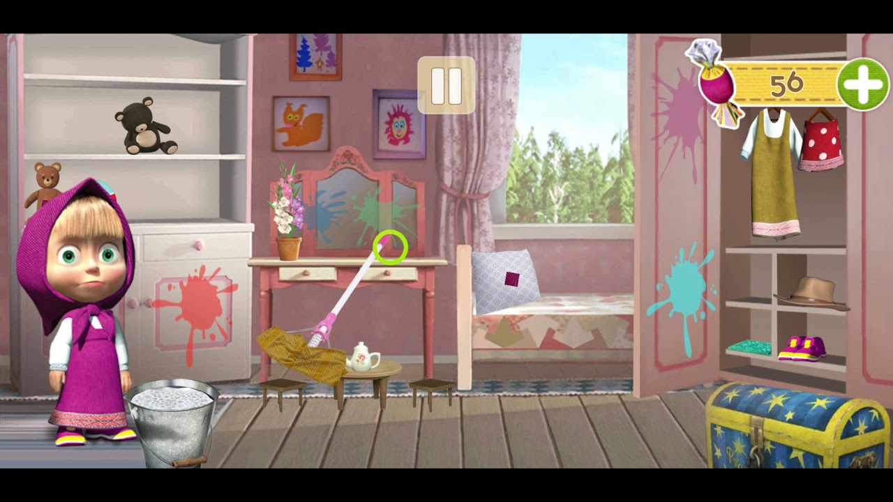 MASHA CLEAN up - YouTube