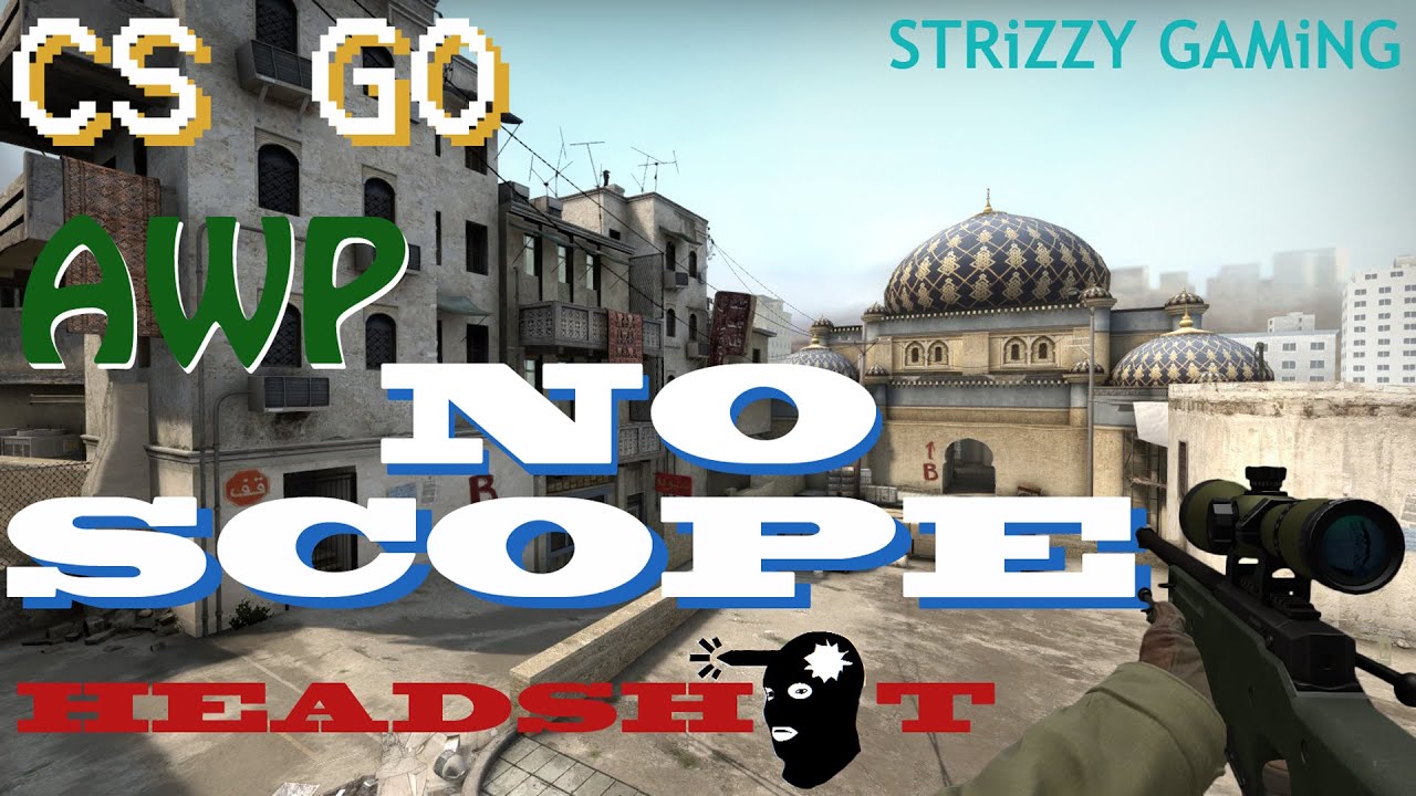 CS:GO - No Scope Awp Headshot - Dust 2 - YouTube