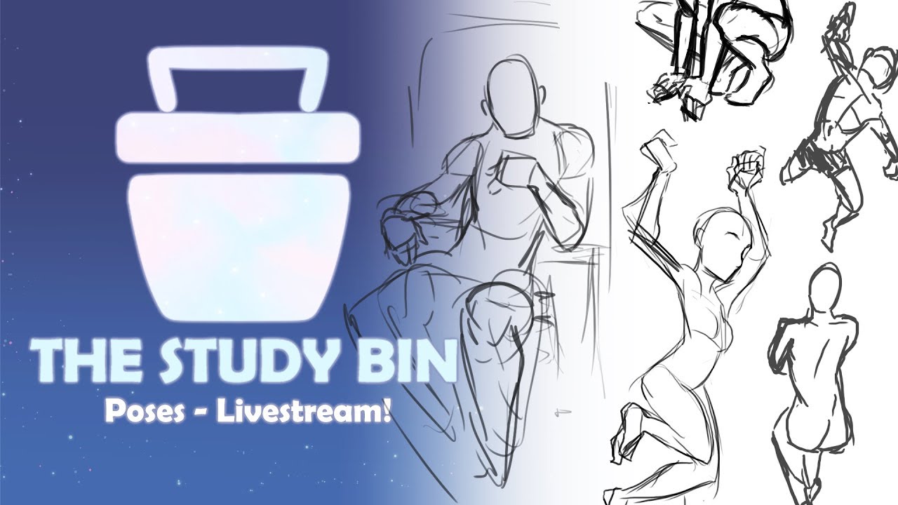 Learning to draw Poses! The Study Bin - YouTube
