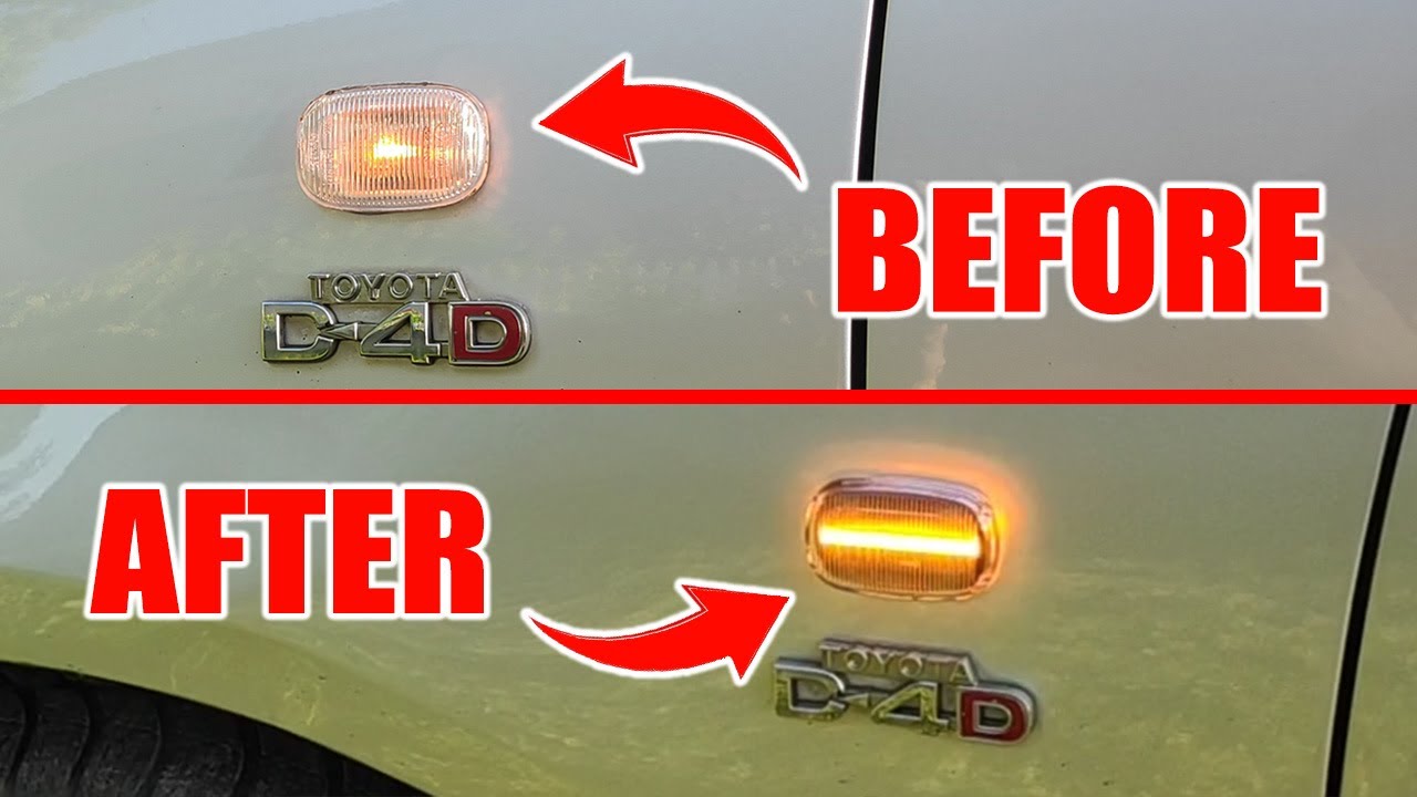 How To Install LED Side Markers | Toyota Corolla E12/E13 - YouTube