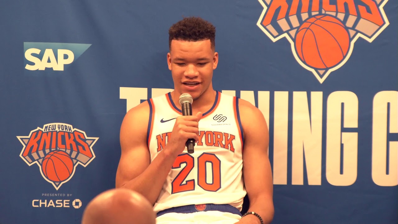 New York Knicks Media Day 2019: Kevin Knox - YouTube