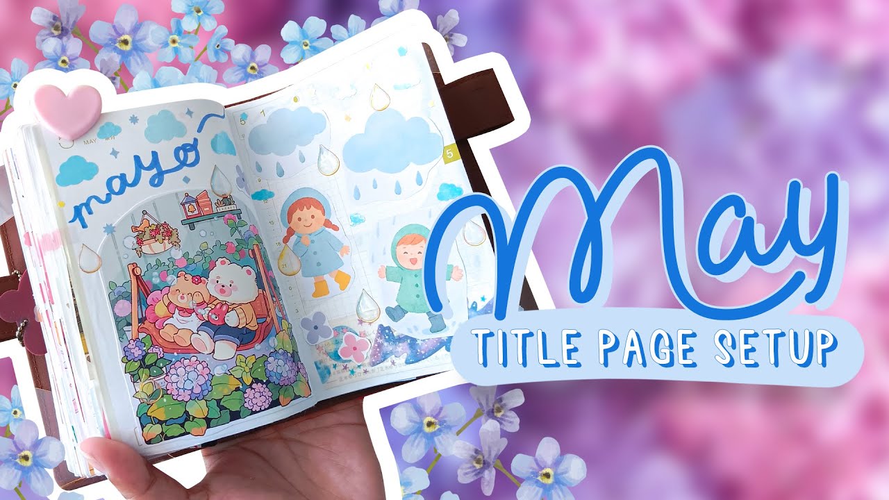 May Title Page Setup | Journal Tah! - YouTube