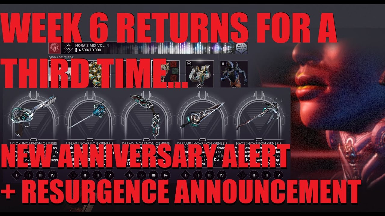 [WARFRAME] This Week In Warframe INCARNON ROTATION/NIGHTWAVE Weekly ...