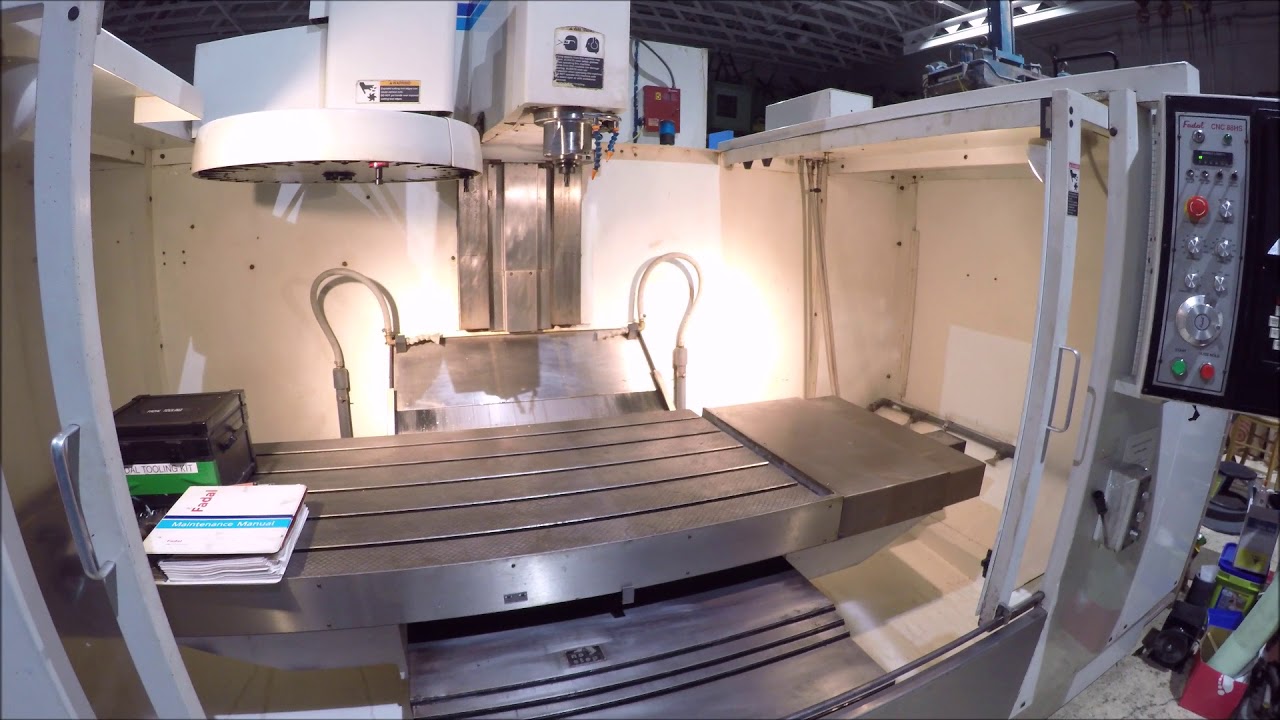 Fadal VMC 6030 CNC Vertical Machining Center - YouTube