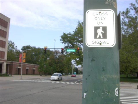 Audible Traffic Signals - YouTube