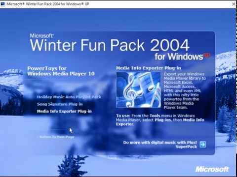 Windows XP - Winter Fun Pack 2004 - YouTube