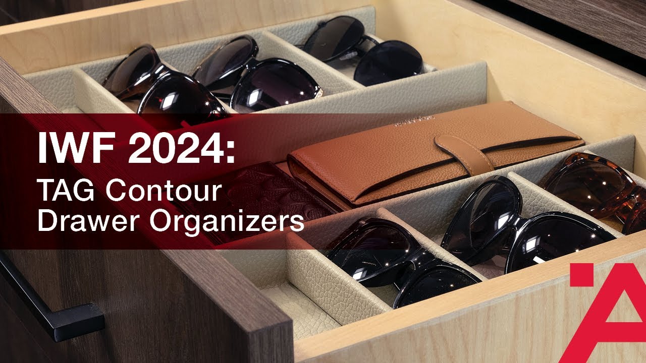 IWF 2024: TAG Contour Drawer Organizers - YouTube