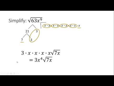 9 3 Rewriting Radical Expressions Day2 - YouTube