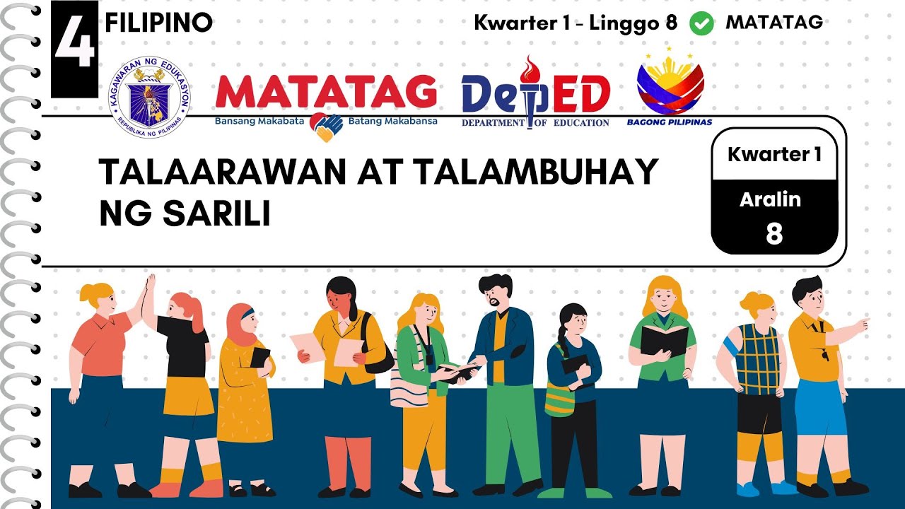 FILIPINO 4 Kwater 1 Linggo 8: Talaarawan at Talambuhay ng Sarili - YouTube