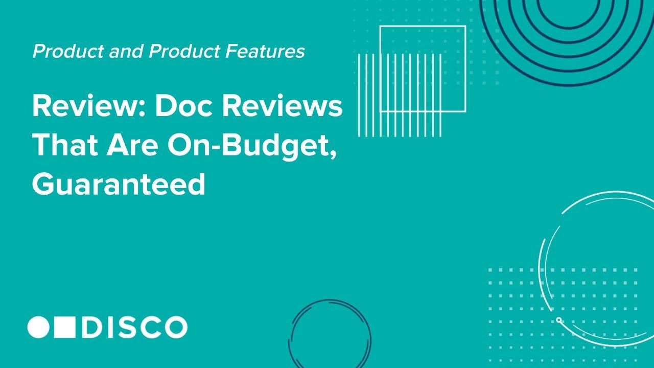 DISCO Review: Doc Reviews That are On-Budget, Guaranteed - YouTube