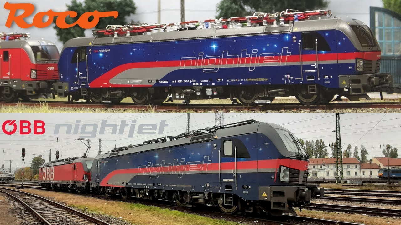 Nightjet Vectron vasútmodell bemutató - YouTube