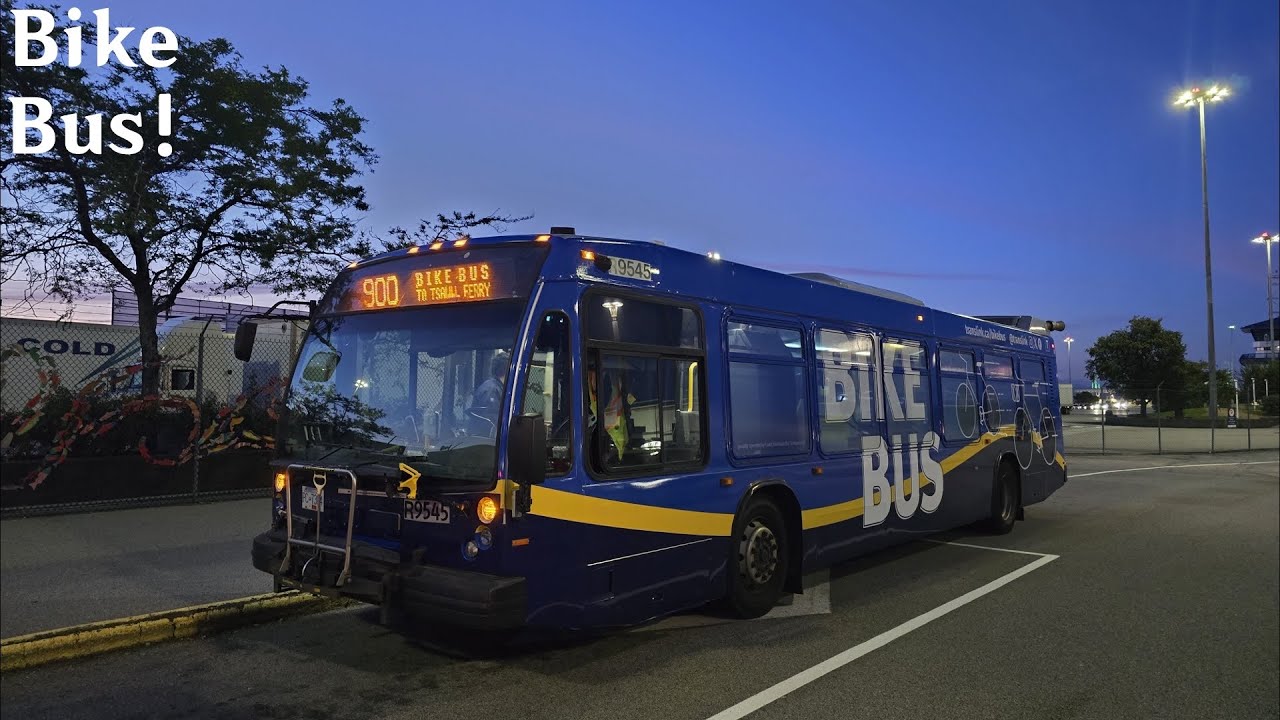 Vancouver Translink CMBC 2009 Nova Bus LFS #9545 on Route 900 Bike Bus ...