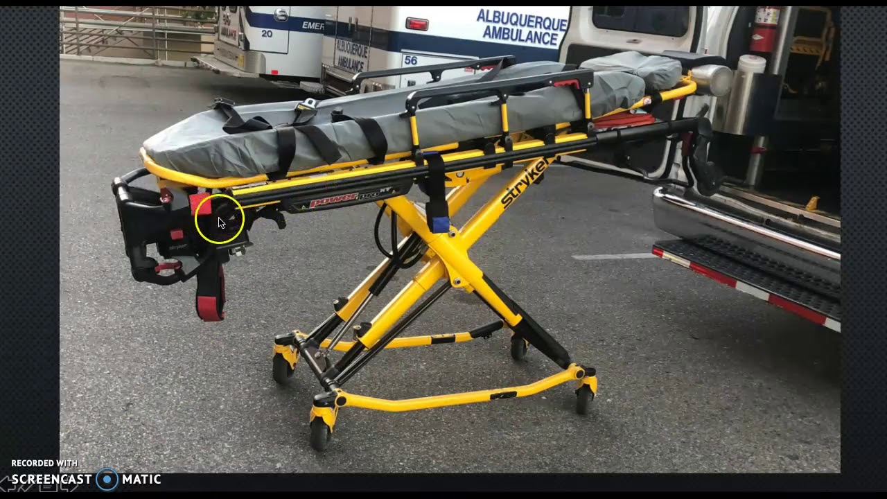 How to Load a gurney (final) - YouTube