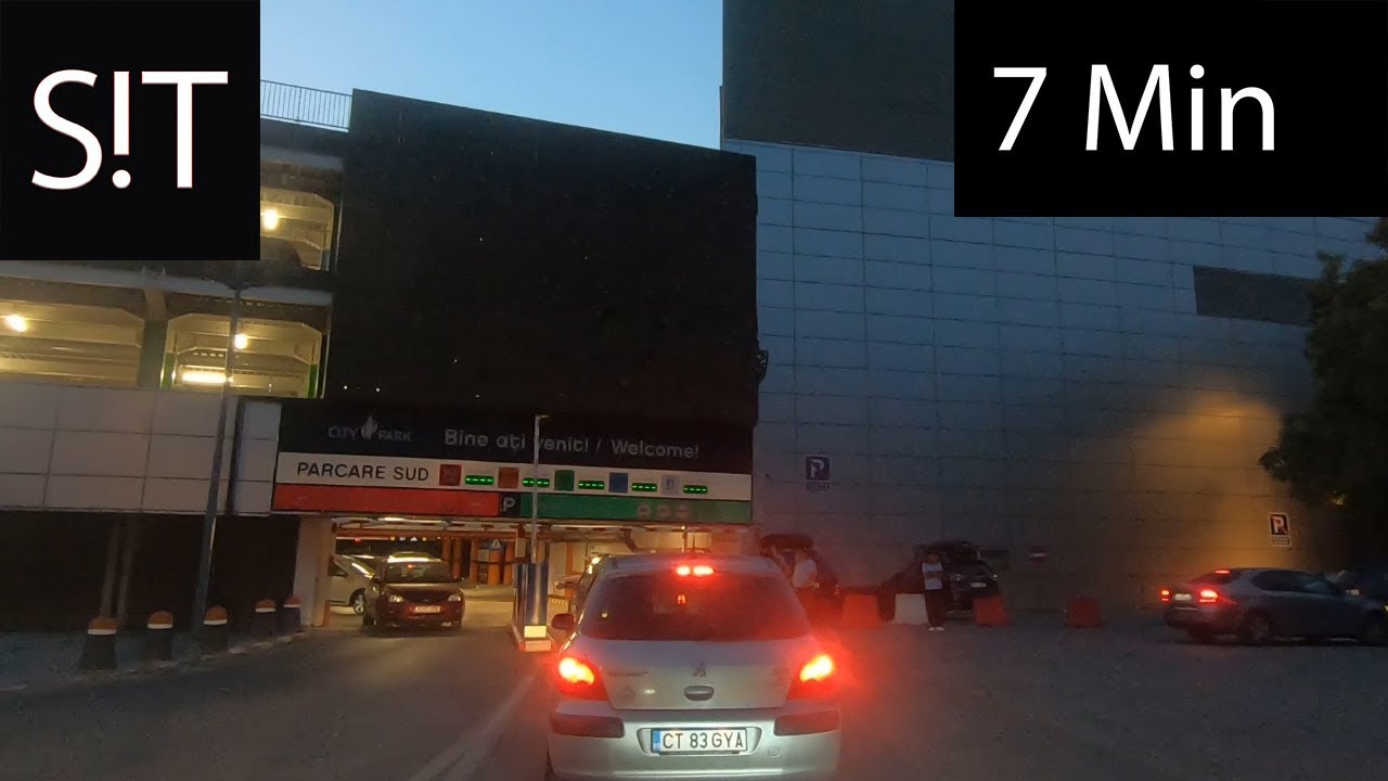 Din Centru la CityPark Mall Of Constanta In Trafic - YouTube