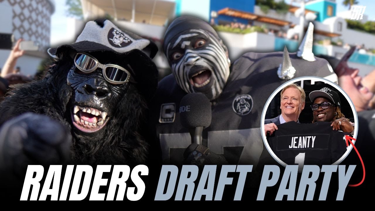 Las Vegas Raiders Draft Watch Party 2025 at the Palms - YouTube