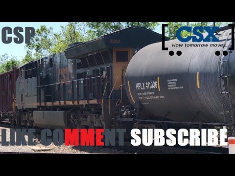 Q410-09 Pounds A&Y Diamond in F.NC W/[CSXT]3222 [ES44AH] & 5118 CW44AH On the Head W/3332 Mid ...
