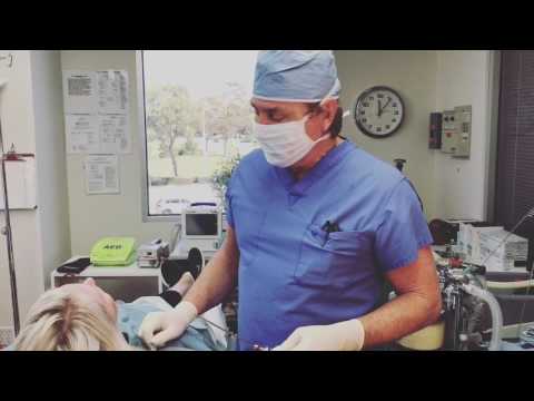 Lunchtime neck shrink lift Lipo neck Orange County Newport Beach - YouTube