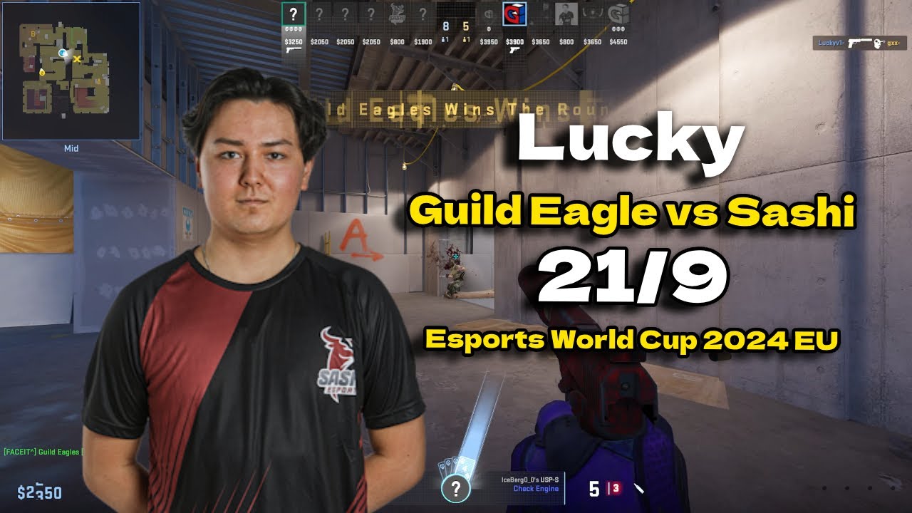 CS2 POV Sashi Lucky (21/9) vs Guild Eagles (Vertigo) Esports World Cup ...