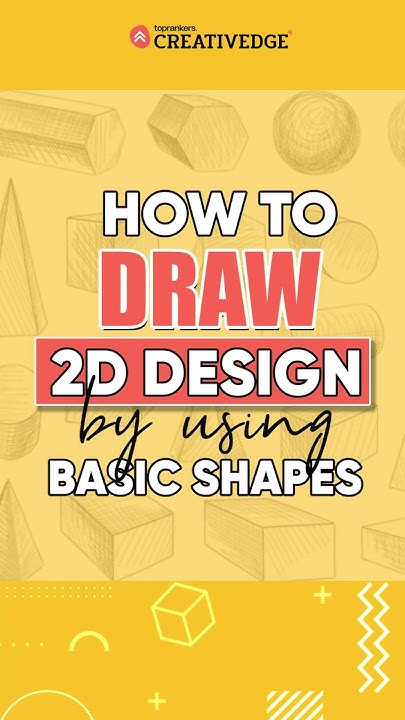 Draw Stunning 2D Designs Using Just Basic Shapes 🎨| Create 2D Designs ...