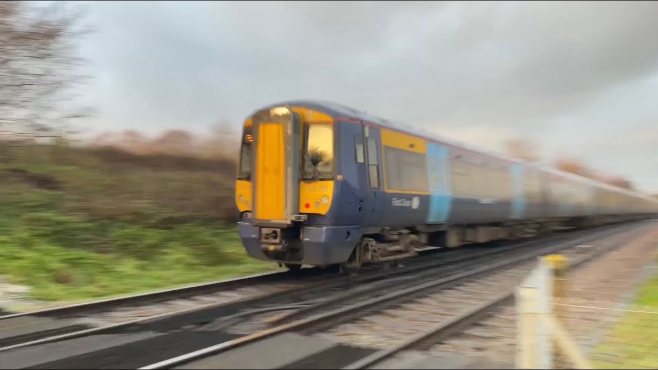 LOUD train horns through the Kent countryside. Southeastern High Speed ...