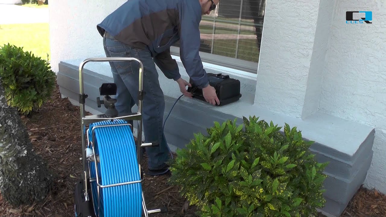 CUES Inc MPlus lateral and mainline portable push system - YouTube
