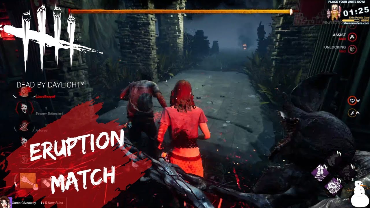 Tough Eruption Match | Dead By Daylight Survivor Gameplay - YouTube