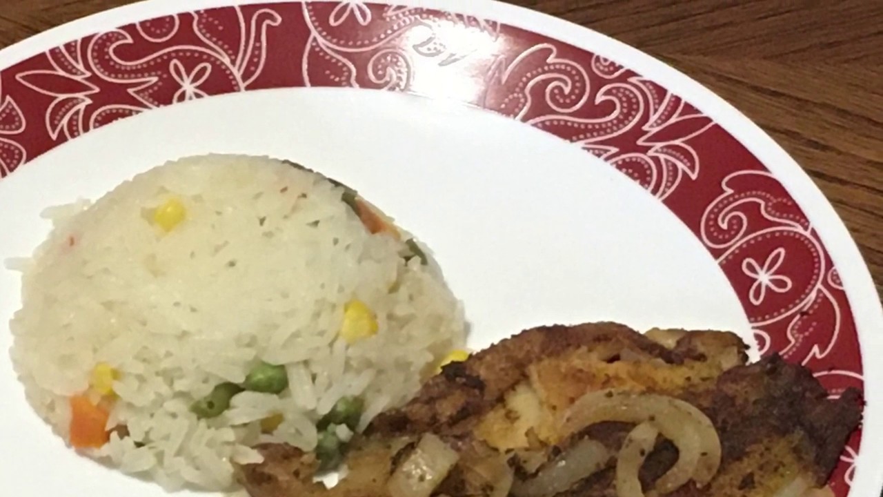 Filete de pescado con arroz blanco - YouTube