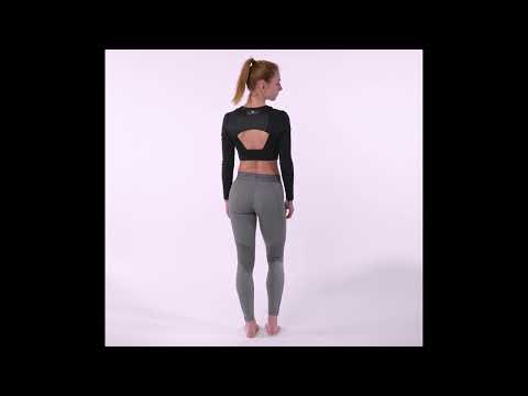 ❤️ Slow Motion - Adidas Stella Mccartney Top And Grey Leggings ❤️