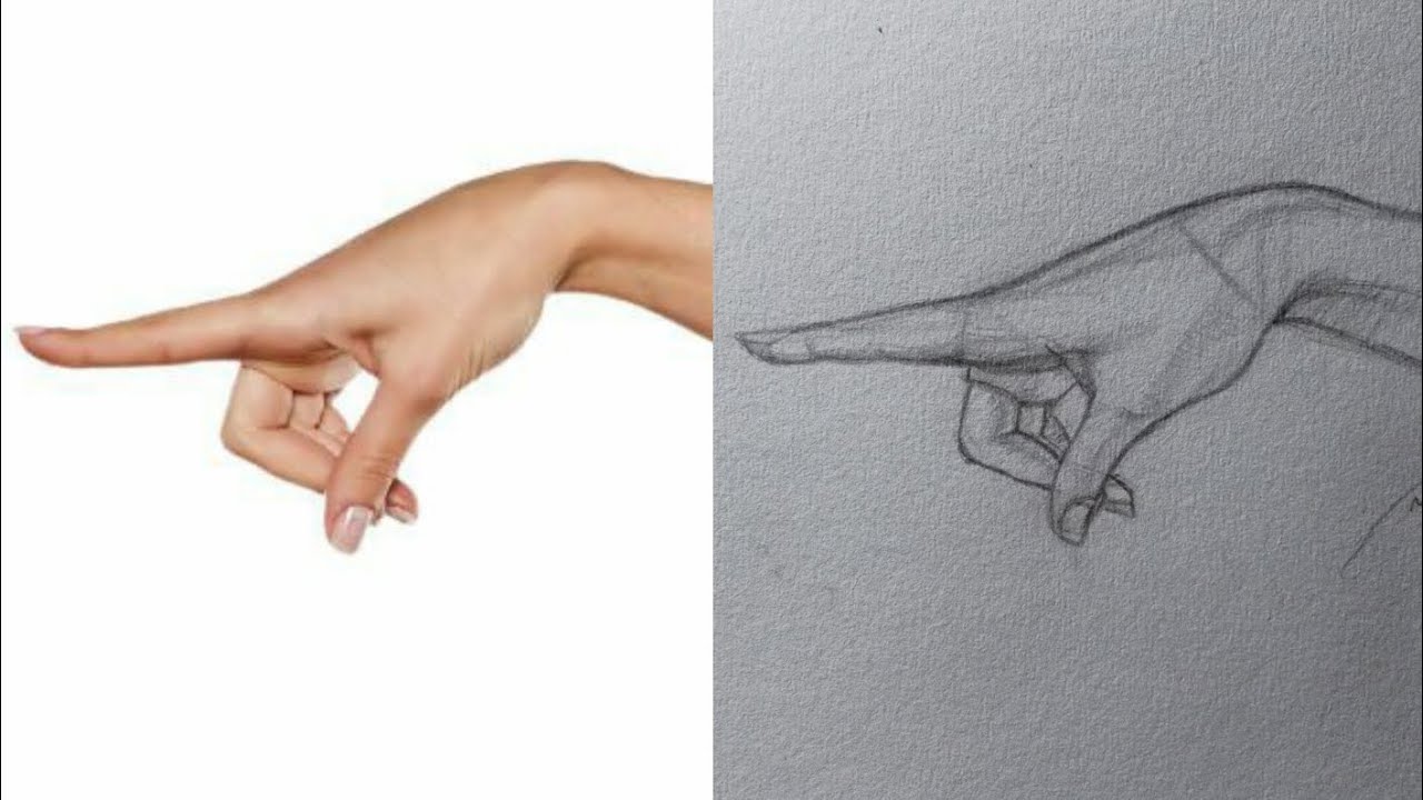 How to draw a hand in an easy way | drawing tutorial #drawing #tutorial ...