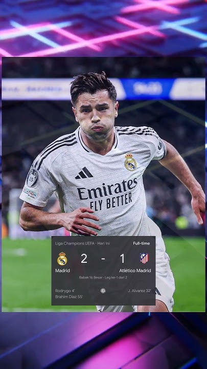 Derby Madrid dimenangkan Real Madrid #ucl - YouTube