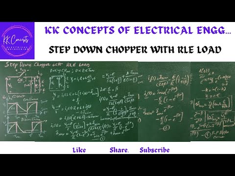 CLASS-A TYPE CHOPPER : STEP DOWN CHOPPER WITH RLE LOAD - YouTube