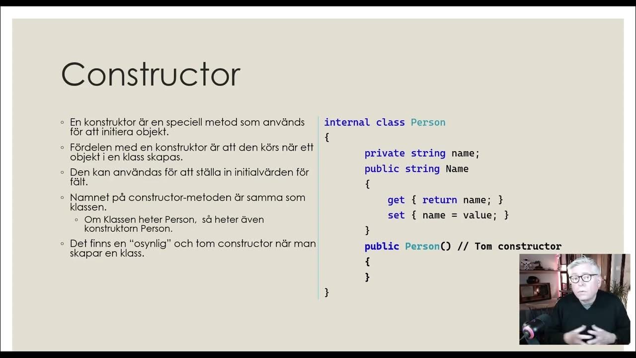 Programmering C# 10 - OOP2 - YouTube