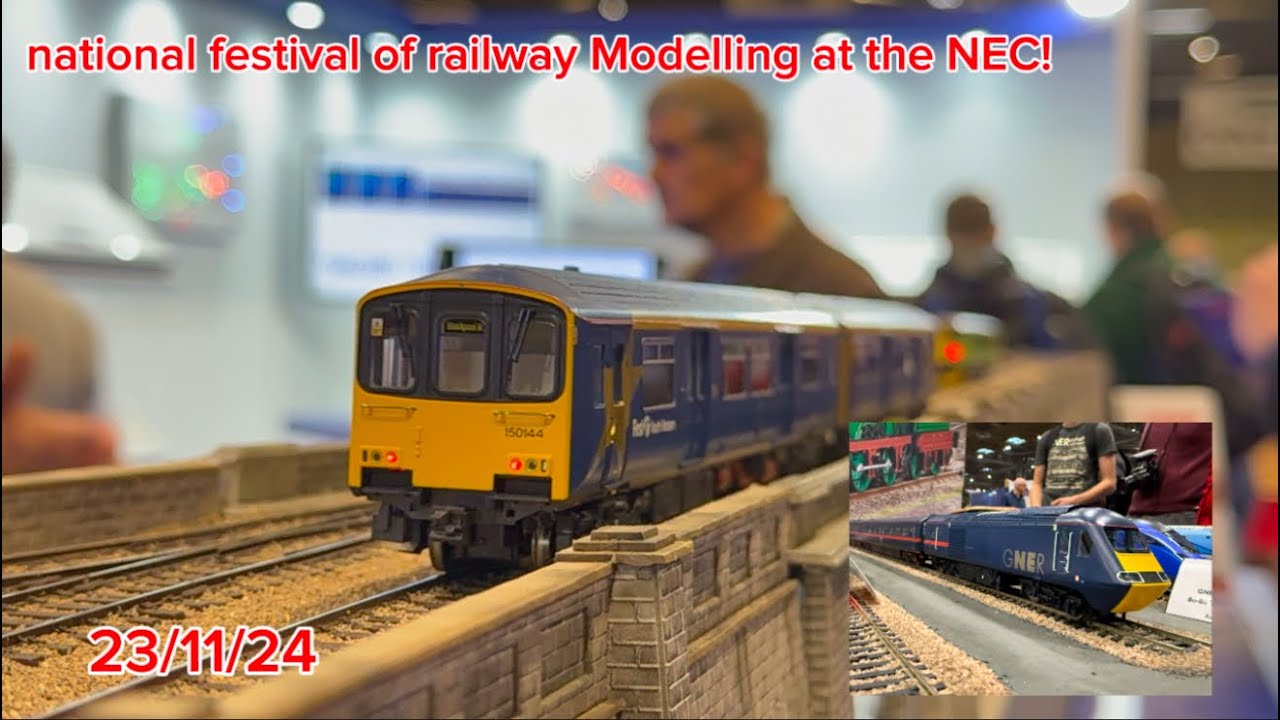 The national festival of railway Modelling at the NEC 2024. 23/11/24 ...