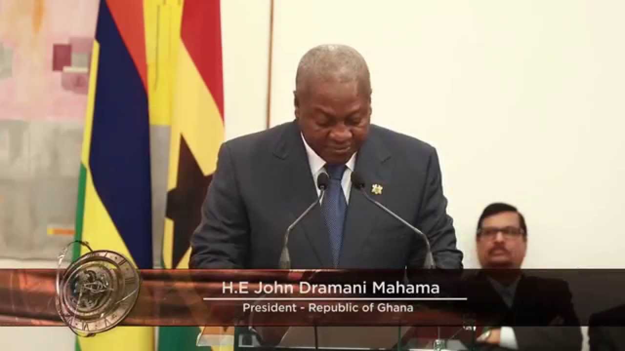 President JD Mahama meets Mauritius Prime Minister - YouTube