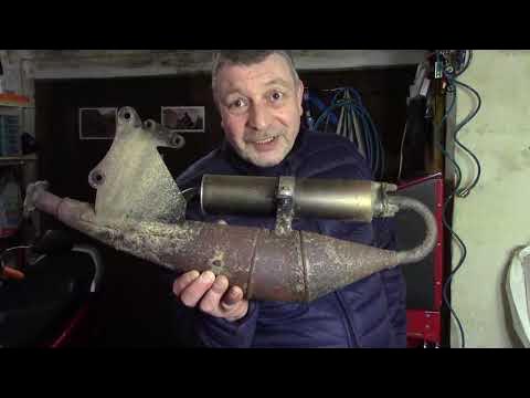 1 Teil.. Explorer Race GT 50 ( Auspuff Sandstrahlen und Schweißen + Lackieren ) - YouTube