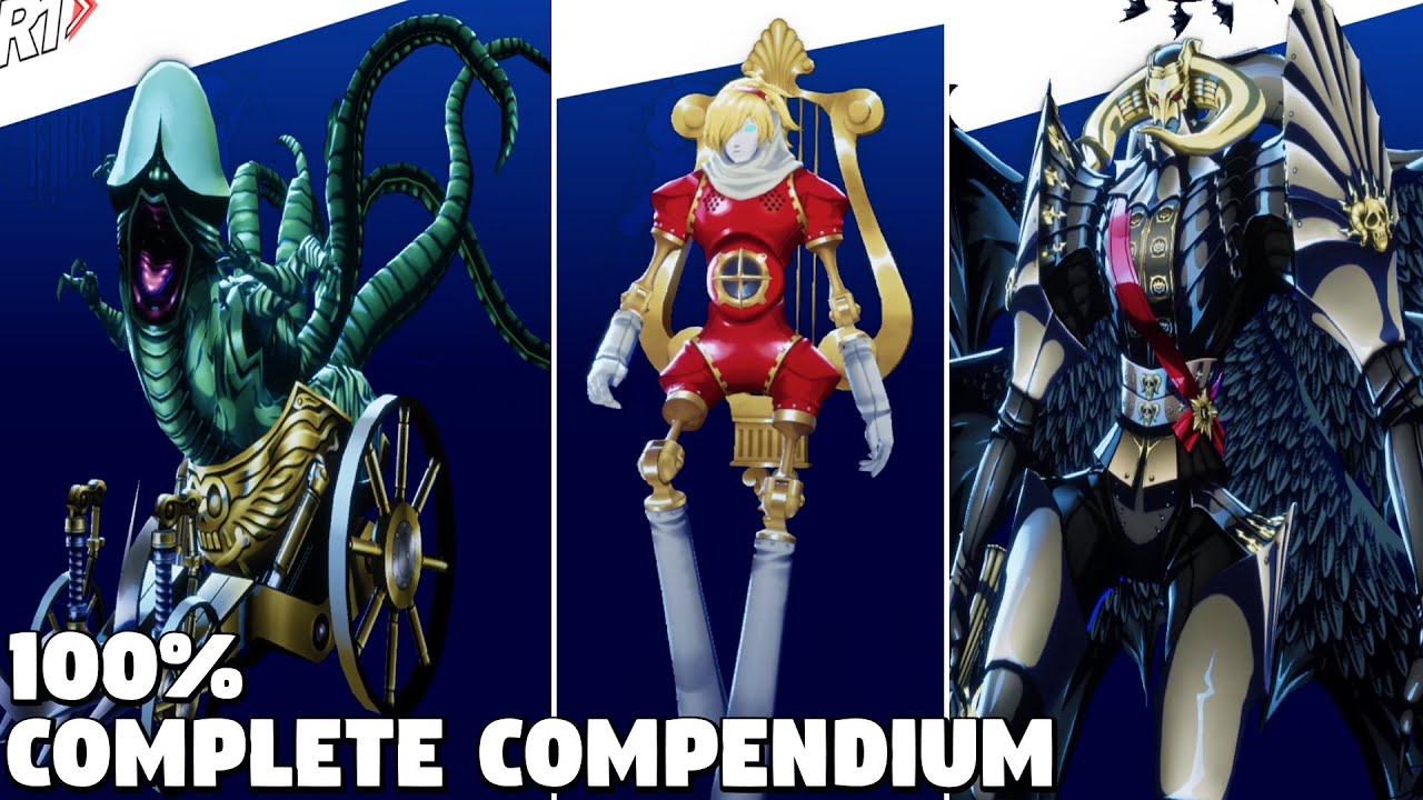 Persona 3 Reload - 100% Complete Compendium - YouTube