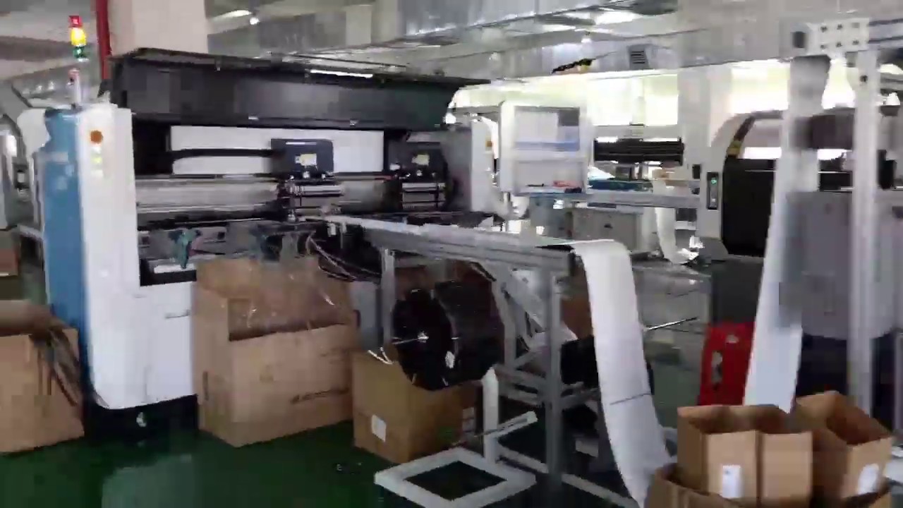 2 sets of L255 led production line for LED non-wire strip light - YouTube