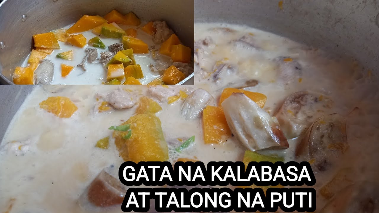 GATA KALABASA AT TALONG NA PUTI - YouTube